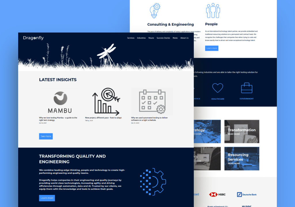 Dragonfly web portal - Dofleini